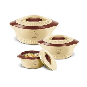 Milton Royal Jr. Insulated Stainless Steel Casserole, Set of 3 at ₹665 ...