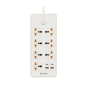 Ant Esports PS722 Power Strip with 7 Universal Socket, 2USB-A & 2Type-C ...