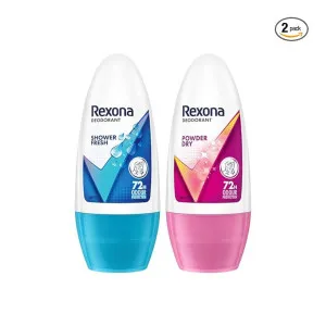 Rexona Shower Fresh & Powder Dry Roll On Deodorant Combo at ₹140 ...
