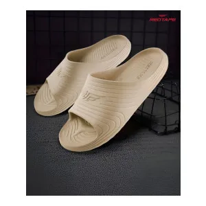 Red Tape Men Beige Slides Size 7 - Flashprice