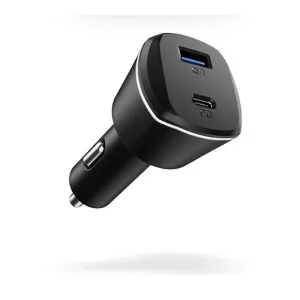 Spigen Max 30W Fast Car Charger Adapter Dual Port (Type-C & A) at ₹238 ...