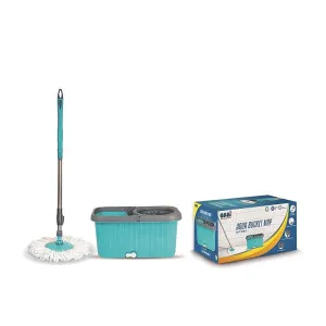 Gebi Aqua Bucket Spin Mop with Microfiber Refill at ₹449 | Amazon Deal ...