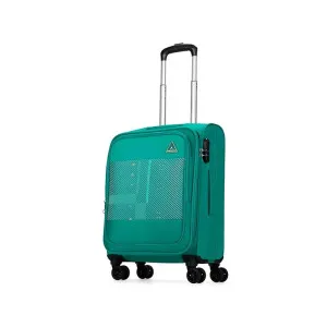 Aristocrat Duralite Cabin Trolley Bag 55Cm with Combination Lock & 8 ...