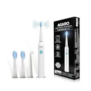 AGARO COSMIC Lite Sonic Electric Toothbrush For Adults with 6 Modes, 3 ...