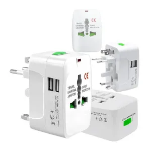 Pivalo Universal Travel Adapter with Dual USB Ports at ₹274 | Amazon ...